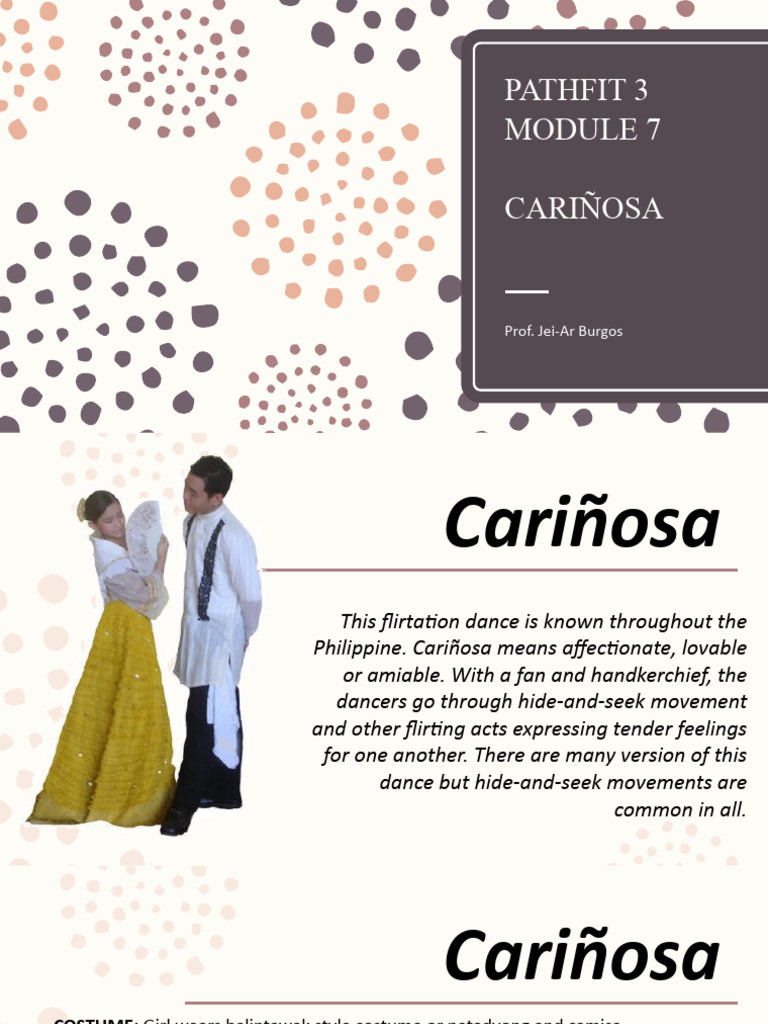 Cariñosa: Philippine Flirtation Dance | PDF | Dances | Entertainment