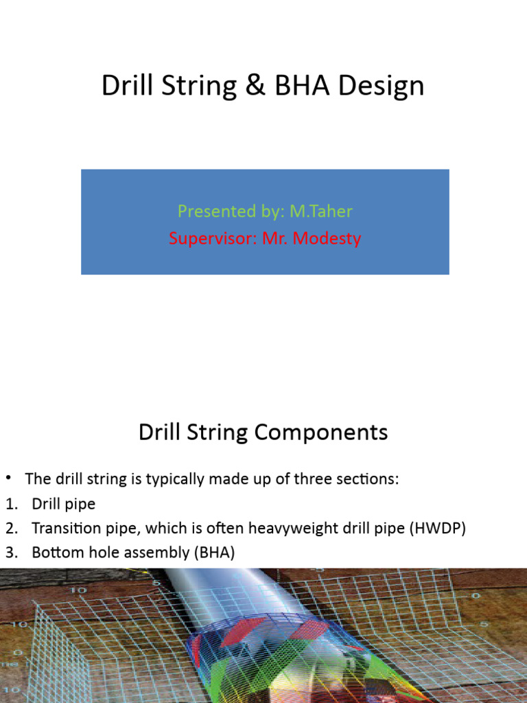 Drill String & BHA Design | PDF | Mechanical Engineering