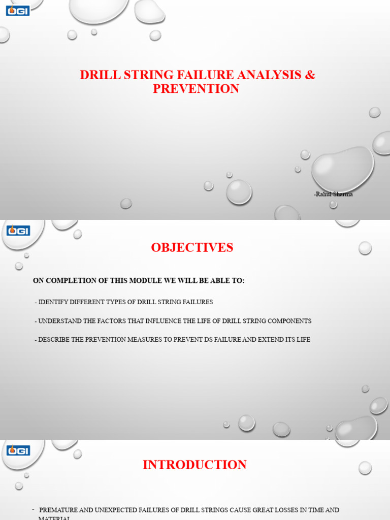 Drill String Failure Prevention Guide | PDF | Fatigue (Material ...