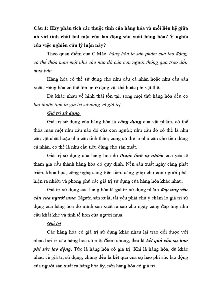 Tài liệu hướng dẫn sv soạn TT môn KTCT | PDF