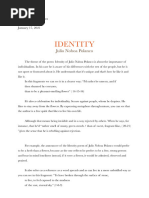 Identity Poem by Julio Noboa Polanco | PDF | Art | Poetry