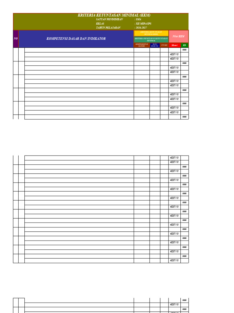 Form KKM Promes Prota | PDF