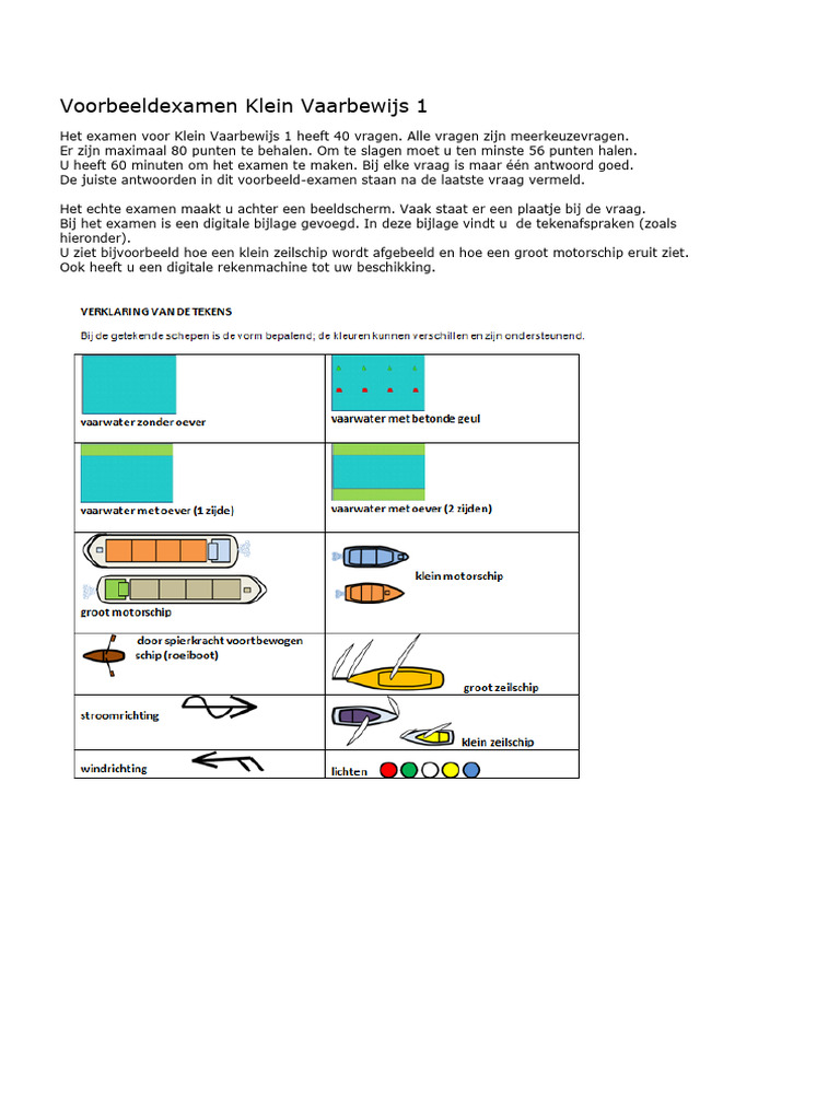 Voorbeeldexamen KVB1 | PDF