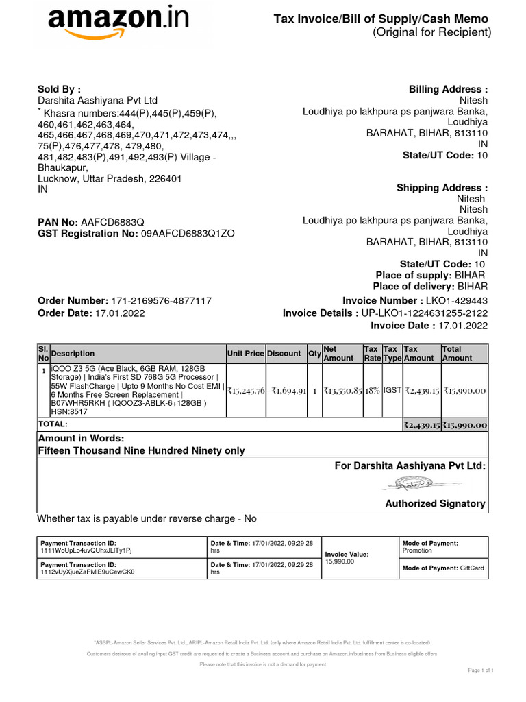 Invoice | PDF | Invoice | Trade