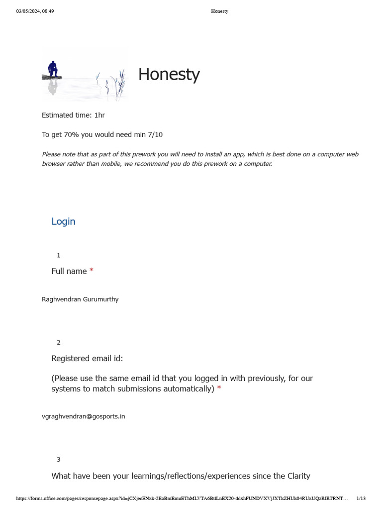 Honesty | PDF