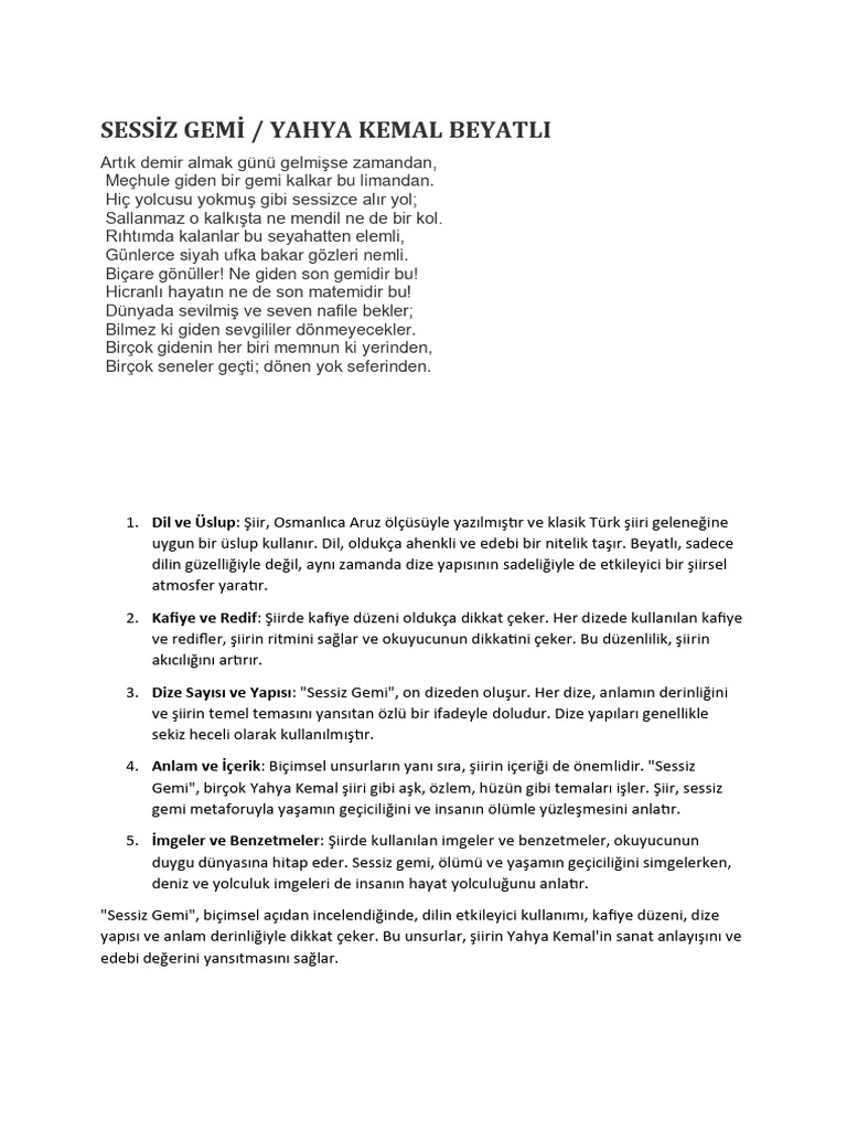 Edebiyat Proje Ödevi | PDF