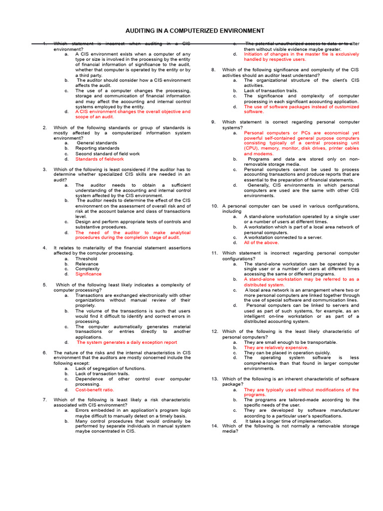Auditing Cis Reviewer - Compress | PDF | Databases | Computer Network