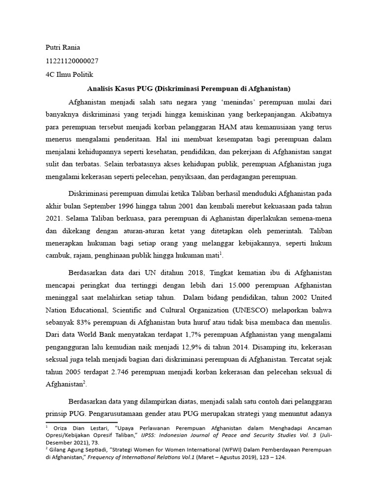 Gender Dan Politik (Gender Dan Parlemen) | PDF | Ilmu Sosial