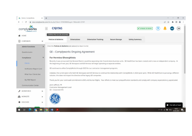 GE Complyworks | PDF