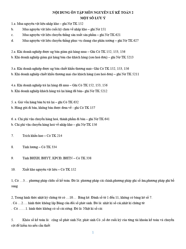 Ôn tập NLKT 2 | PDF