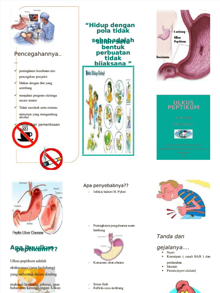 PDF Ulkus Peptikum Leaflet - Compress | PDF