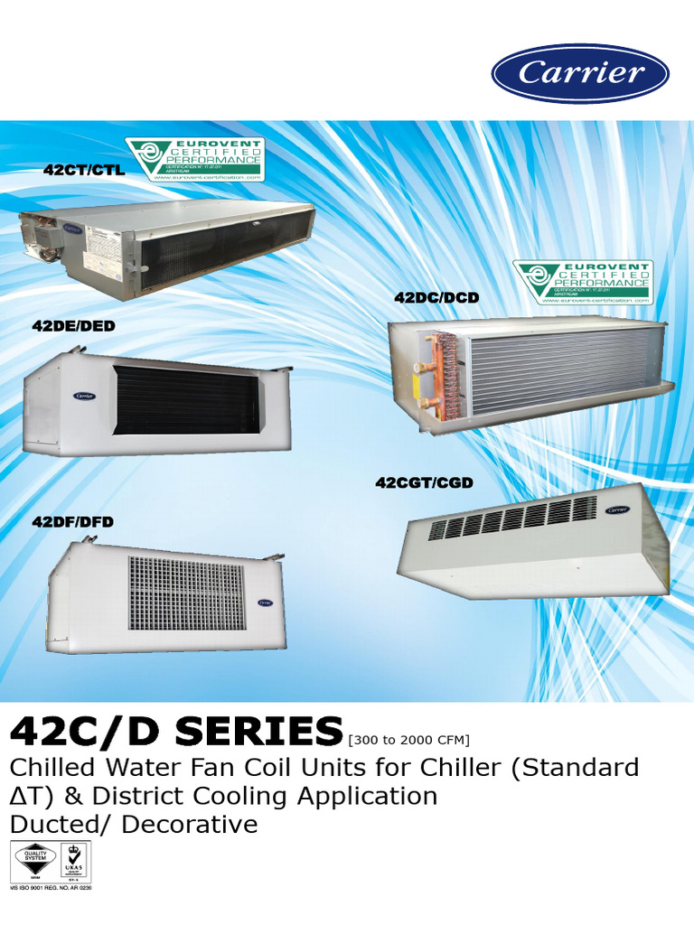 42C&D FCU Series Catalogue-1-10 | PDF | Thermostat | Air Conditioning