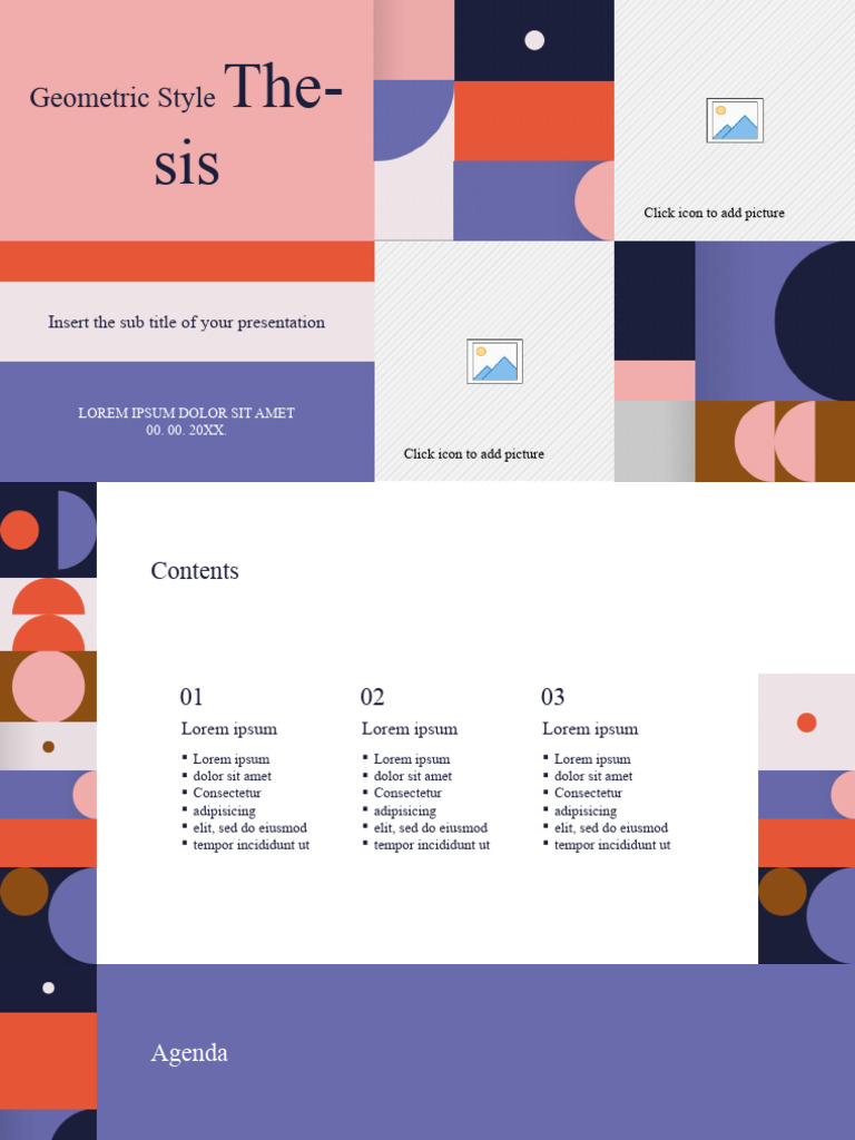 Geometric Style Thesis - PPTMON | PDF