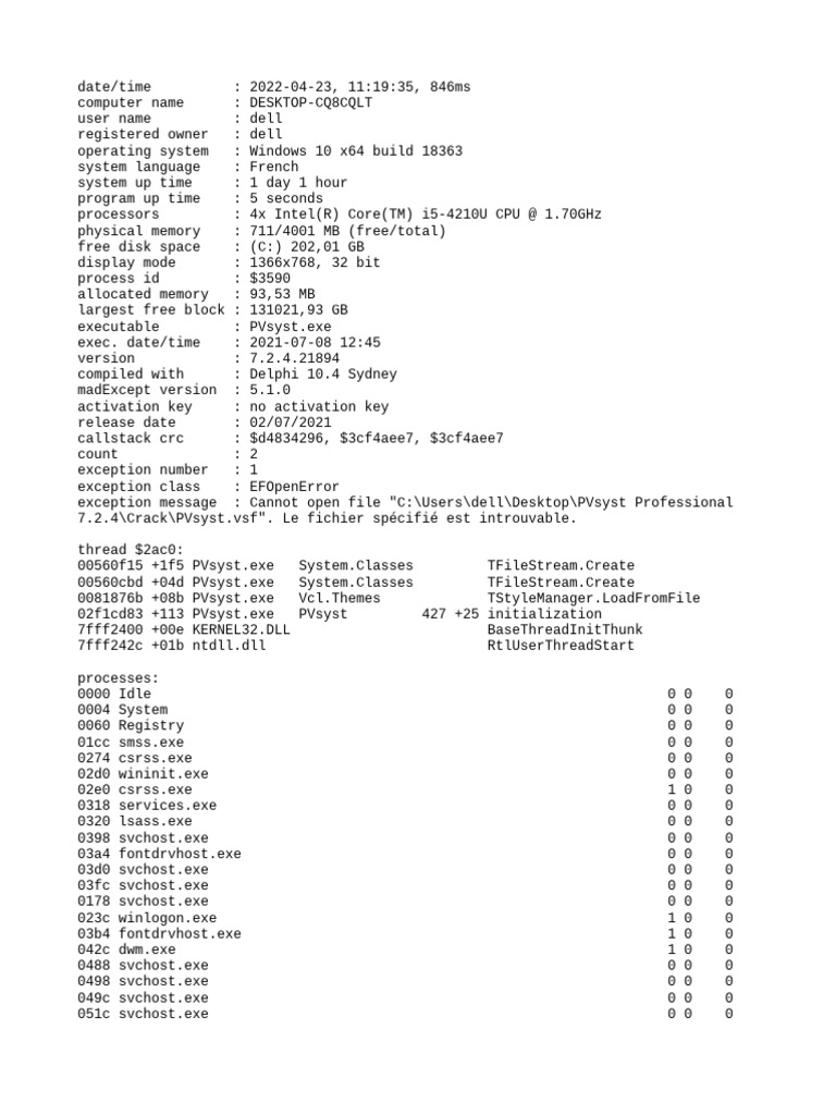 Bug Report | PDF | Microsoft Windows | Application Software