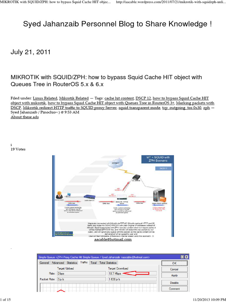 How To Bypass Squid Cache HIT Object With Queues Tree in RouterOS 5.x & 6.x - Syed Jahanzaib ...