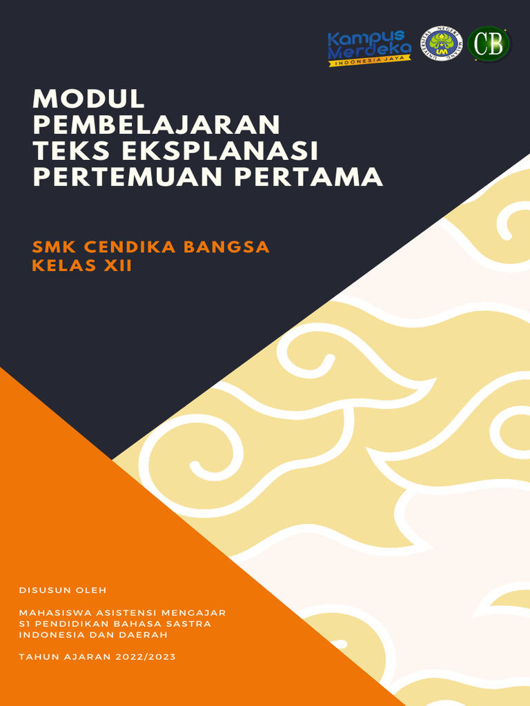 Modul Teks Eksplanasi | PDF | Kajian Bahasa Asing