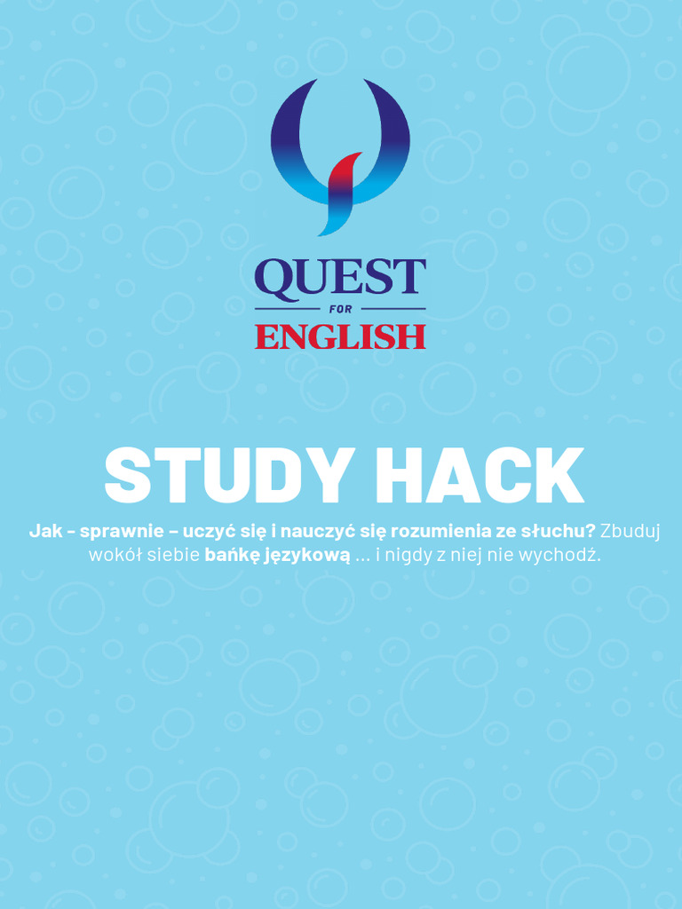 Quest For English Study Hack Rozumienie Ze Sluchu | PDF