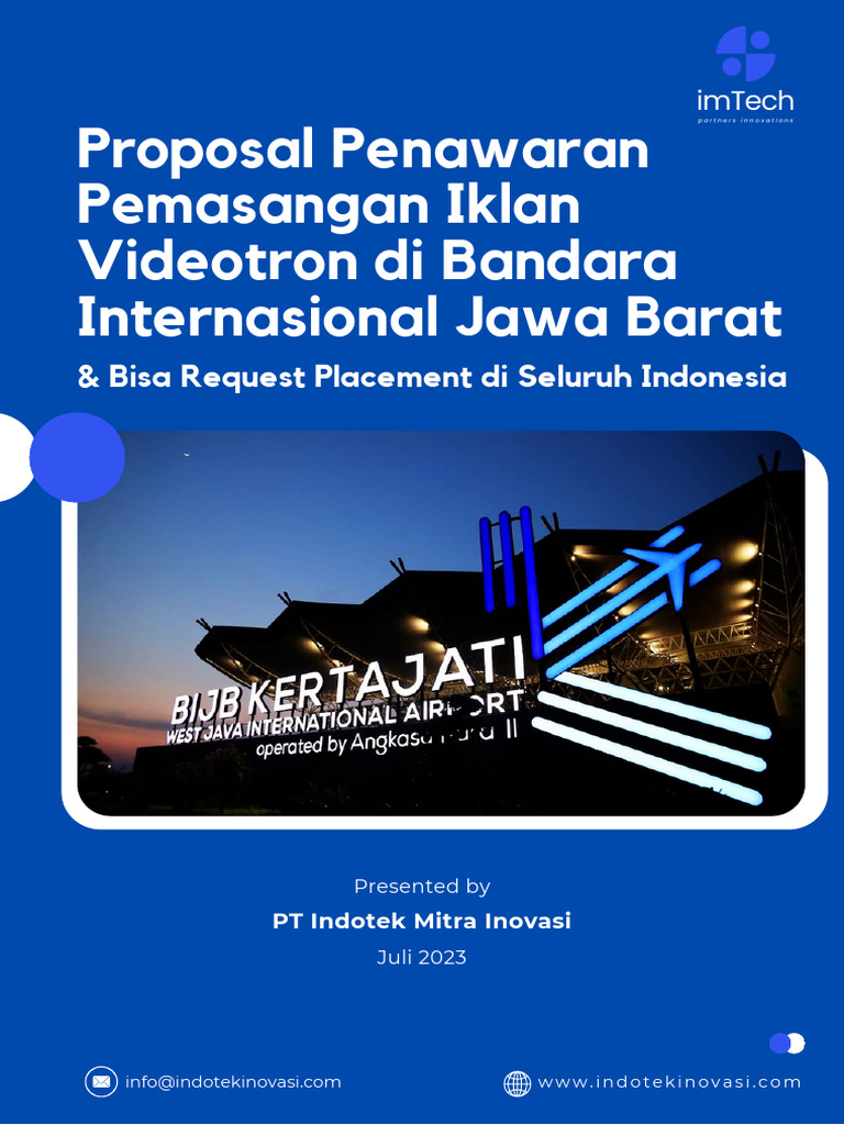 Penawaran Sewa Iklan Videotron BIJB | PDF | Bisnis | Pengelolaan ...