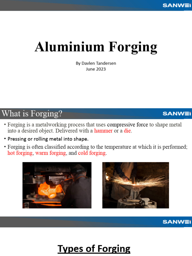 Forging Introduction - DT | PDF | Forging | Materials