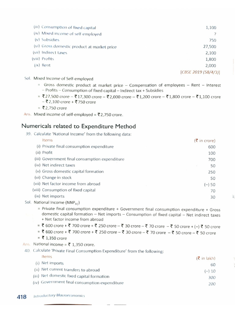 Expenditure Method | PDF