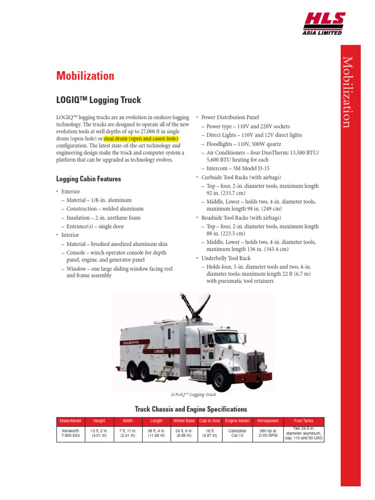 Logging | PDF | Truck | Horsepower