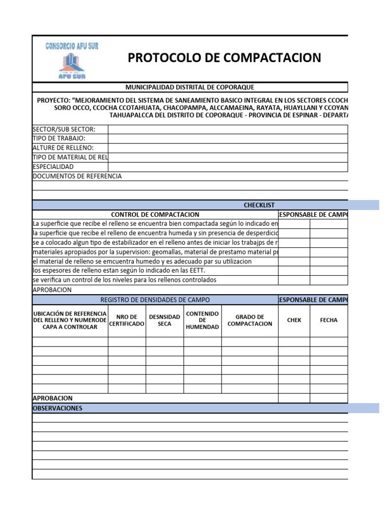Protocolo de Calidad | PDF