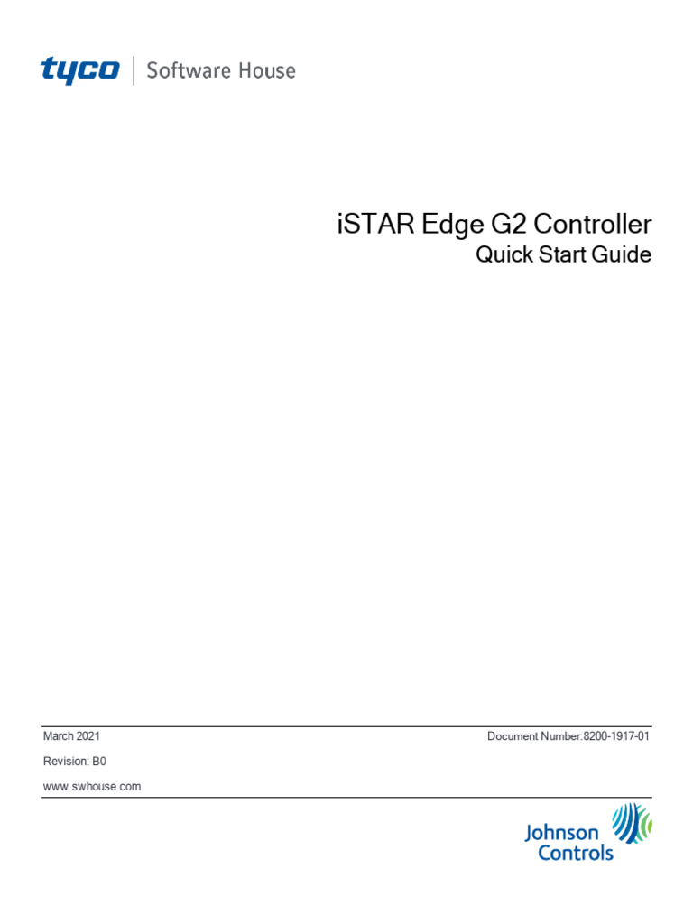 iSTAR Edge G2 Setup Guide | PDF | Relay | Trademark