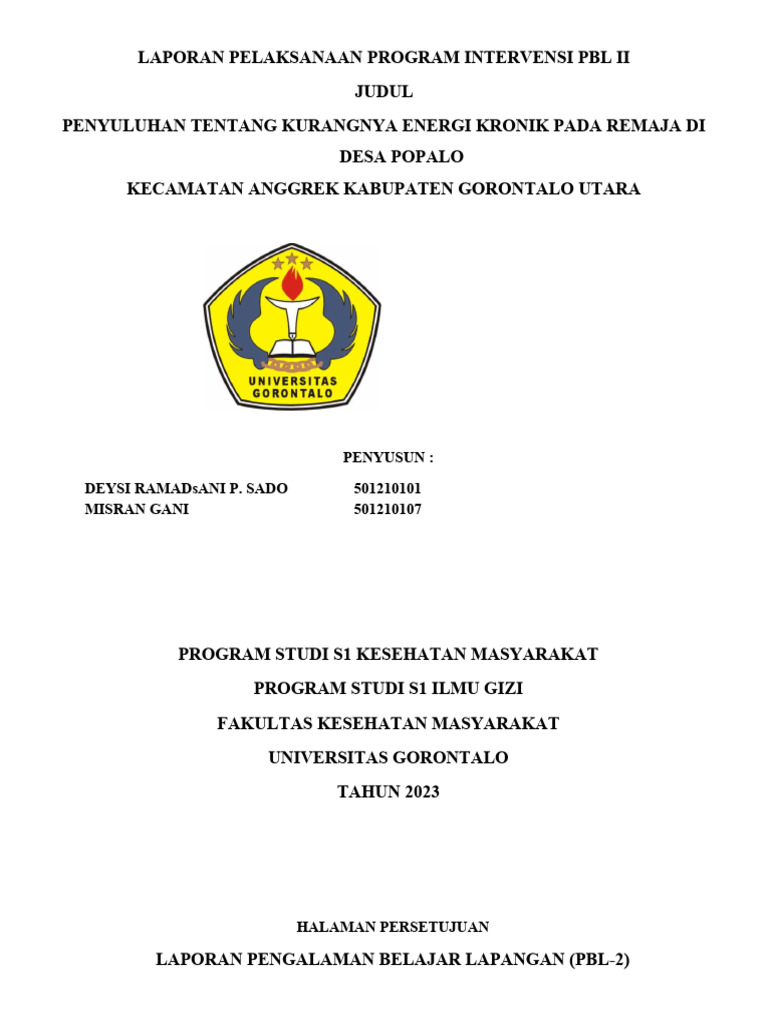 Laporan Kek Pada Remaja-1 | PDF