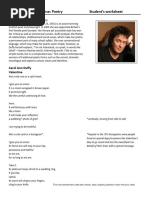 Valentine - Carol Ann Duffy - Poetry - Edexcel English Literature GCSE ...