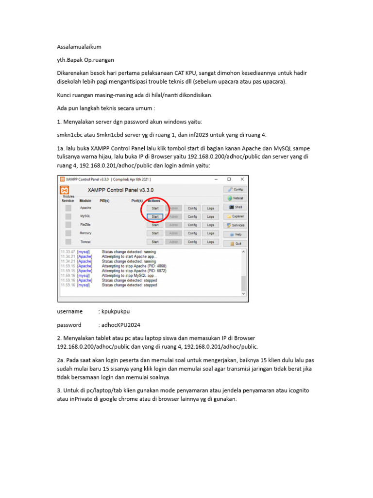 Alur Persiapan Cat Kpu Sampai Selesai | PDF | Karier & Perkembangan ...