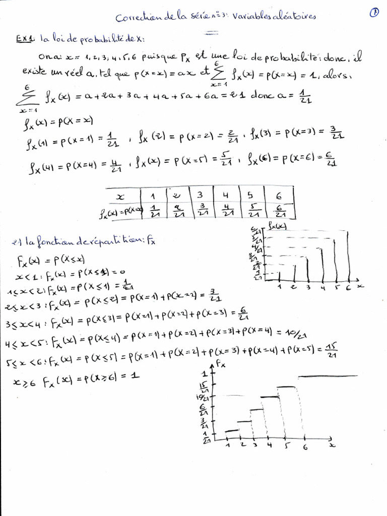 Solution-TD3 Probabilit閟 Et Statistiques A | PDF | Teaching Methods ...