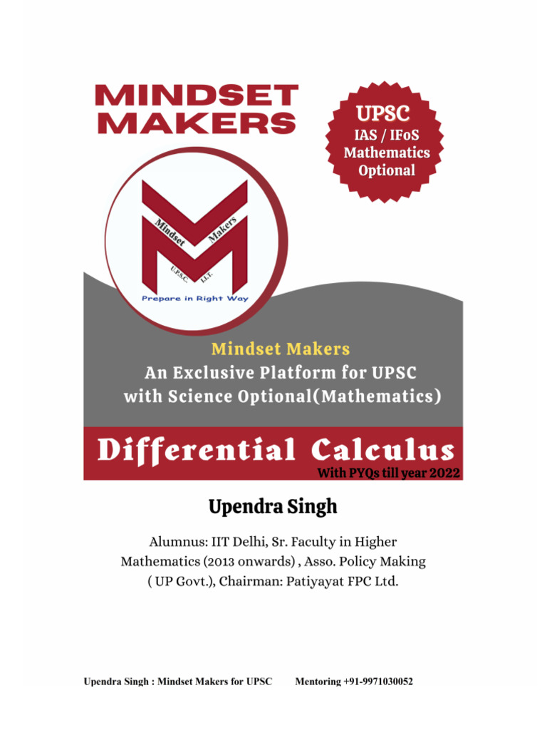 Differential Calculus | PDF | Function (Mathematics) | Continuous Function