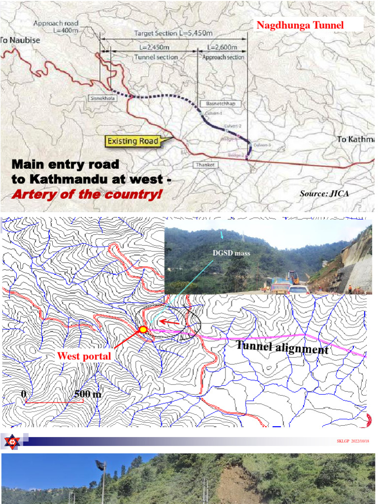 Nagdhunga Tunnel Project Overview | PDF | Landslide | Erosion