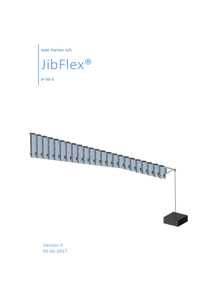 Jib Flex Crane - JF-50-3 User-Manual Ver.2 2017 | PDF