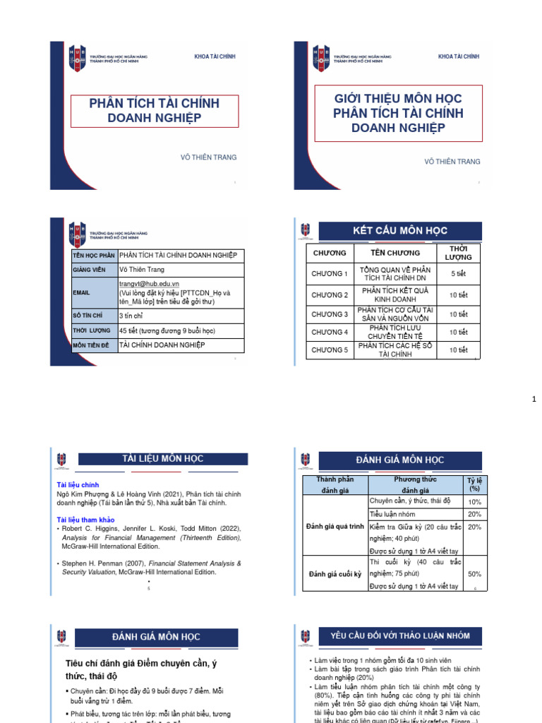 Slide Phân Tích TCDN | PDF