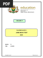 Worksheet 6 Numeric and Geometric Patterns Grade 9 Maths | PDF ...