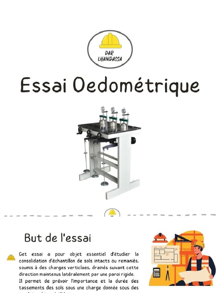 Essai Oedométrique | PDF