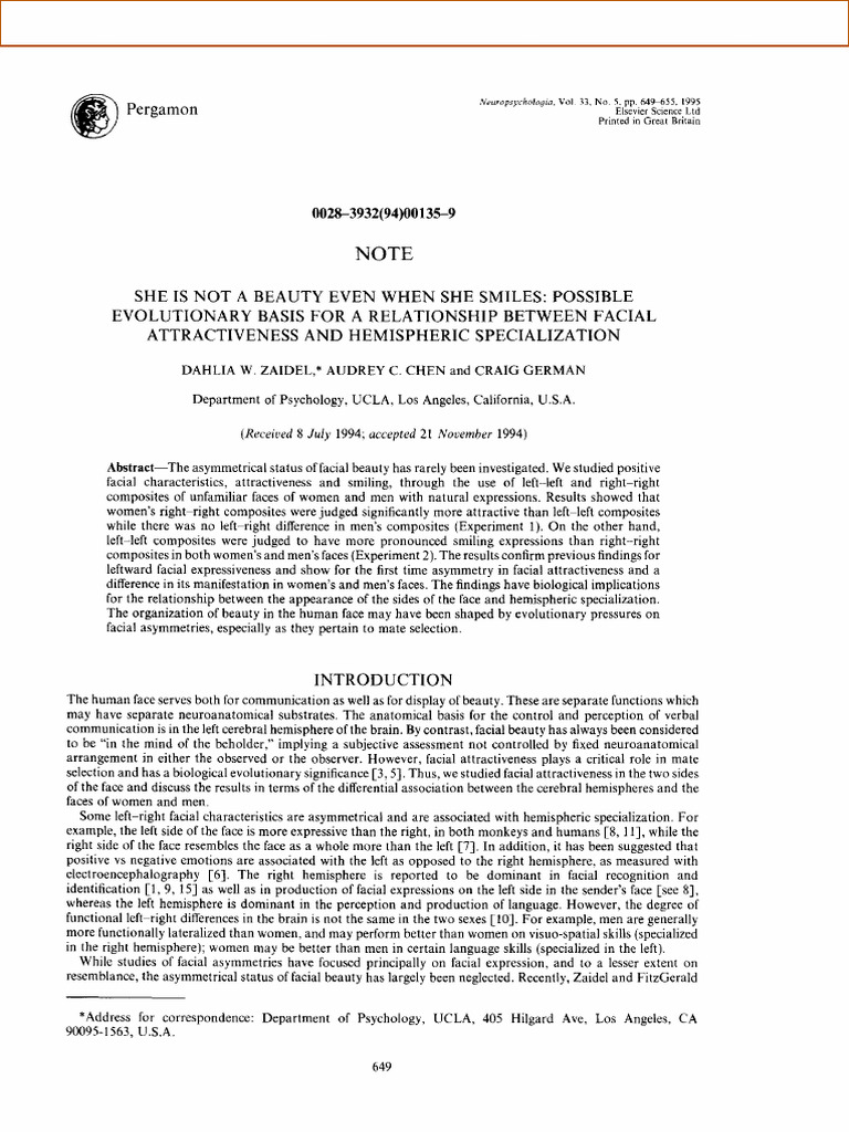 Zaidel 1995 | PDF