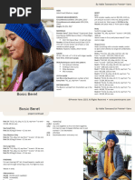 Free Pattern All Day Beret | PDF | Knitting | Gauge (Knitting)
