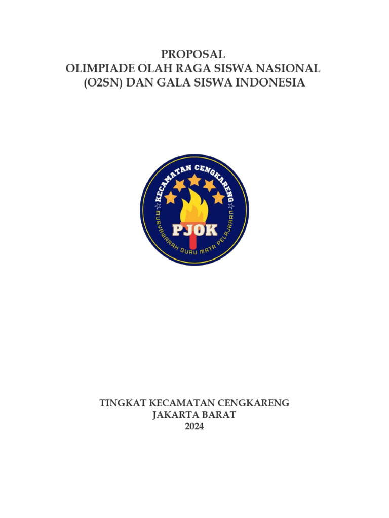 O2SN & GSI Cengkareng 2024 | PDF | Sains & Matematika