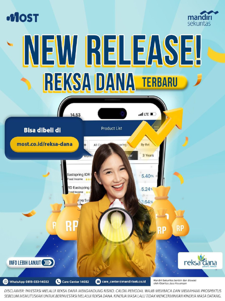 Reksa Dana Terbaru Hadir Di MOST Dari Berbagai Manajer Investasi! | PDF