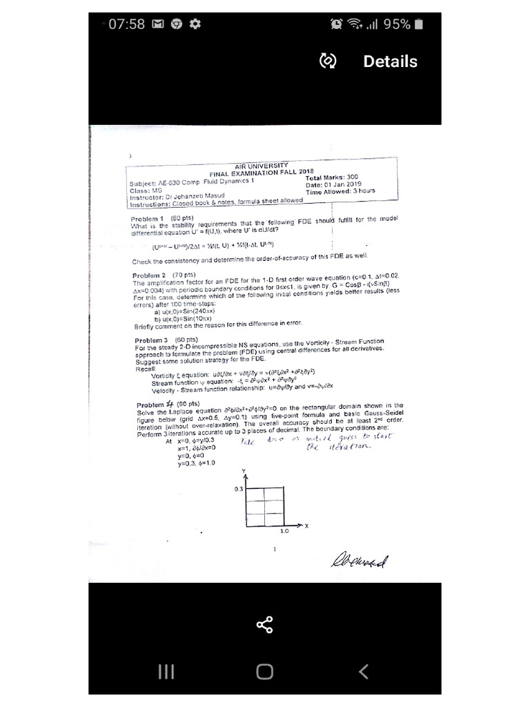 Fall 2018 Final Exam | PDF