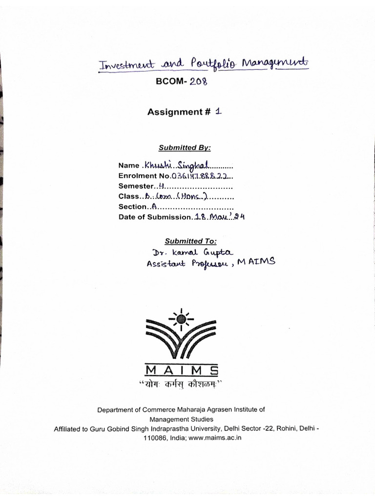 IPM Assignment-01 | PDF IPM Assignment-01 | PDF