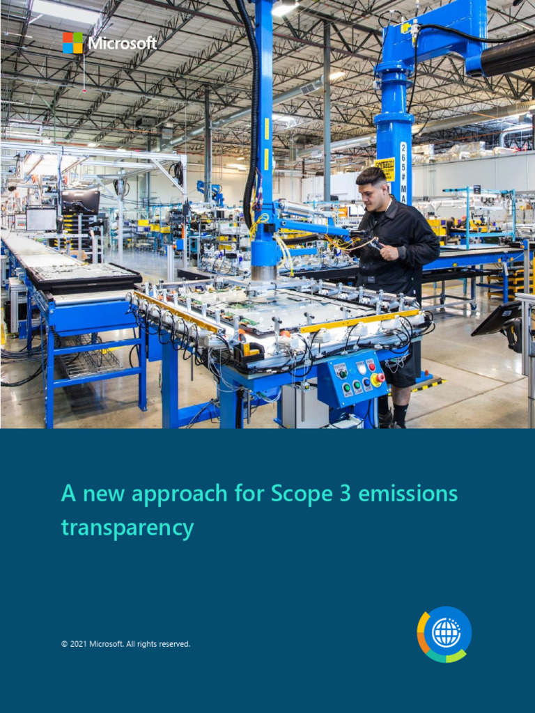 Microsoft Scope 3 Emissions | PDF | Carbon Footprint | Life Cycle ...
