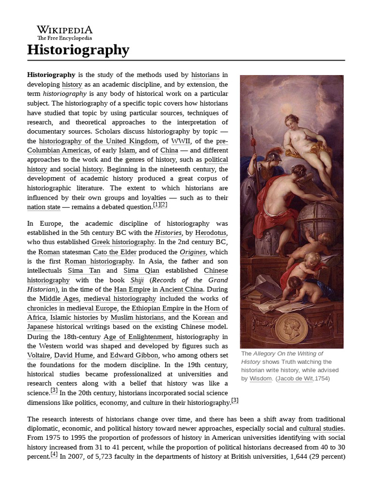 Historiography 2332 | PDF | Historiography | Historian