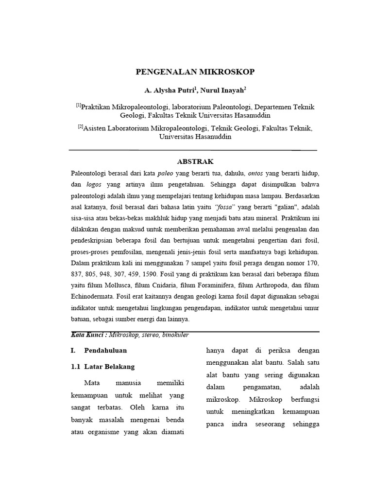 Alysha Acara 1 Mikropal | PDF