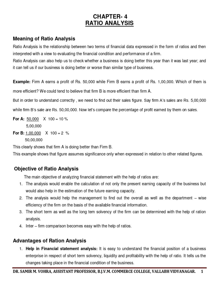 Bcom Ratio Anlysis - Dr. S. M. Vohra | PDF | Equity (Finance) | Debt Bcom Ratio Anlysis - Dr. S. M. Vohra | PDF | Equity (Finance) | Debt
