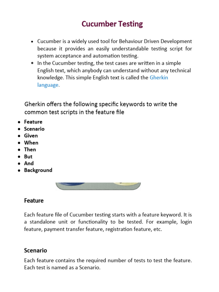 Cucumber Java Selenium Pdf Login User Computing