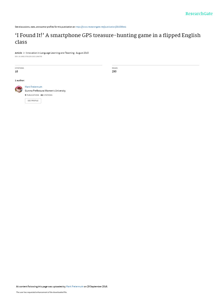 GSP Hunting Game 2016 | PDF | Cognition