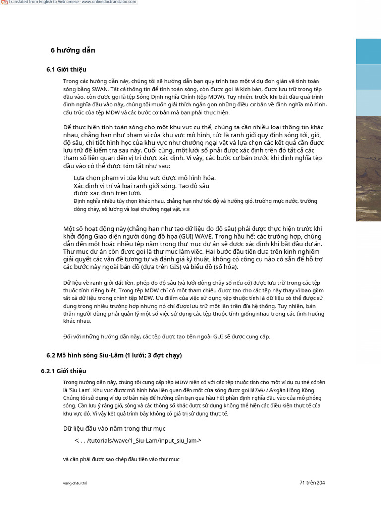 Delft3D WAVE User Manual 87 132.en - VI | PDF